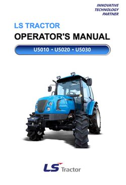 Owner Manuals - LS Tractor USA